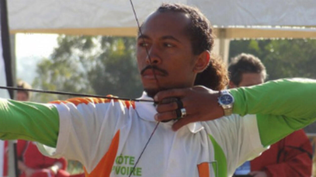L'Ivoirien René-Philippe Kouassi, le tir à l'arc pour planche de salut